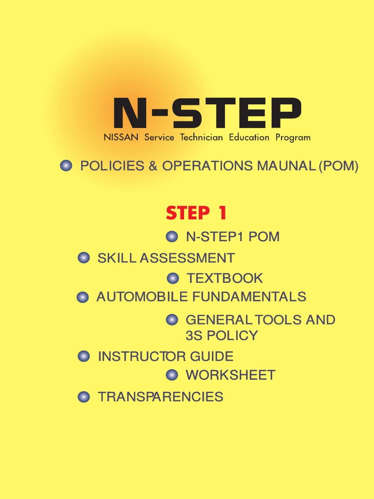 N Step 1 Nissan | PDF | Transmission (Mechanics) | Manual Transmission