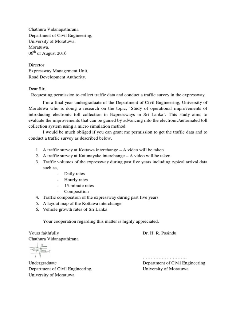 Request Letter | PDF