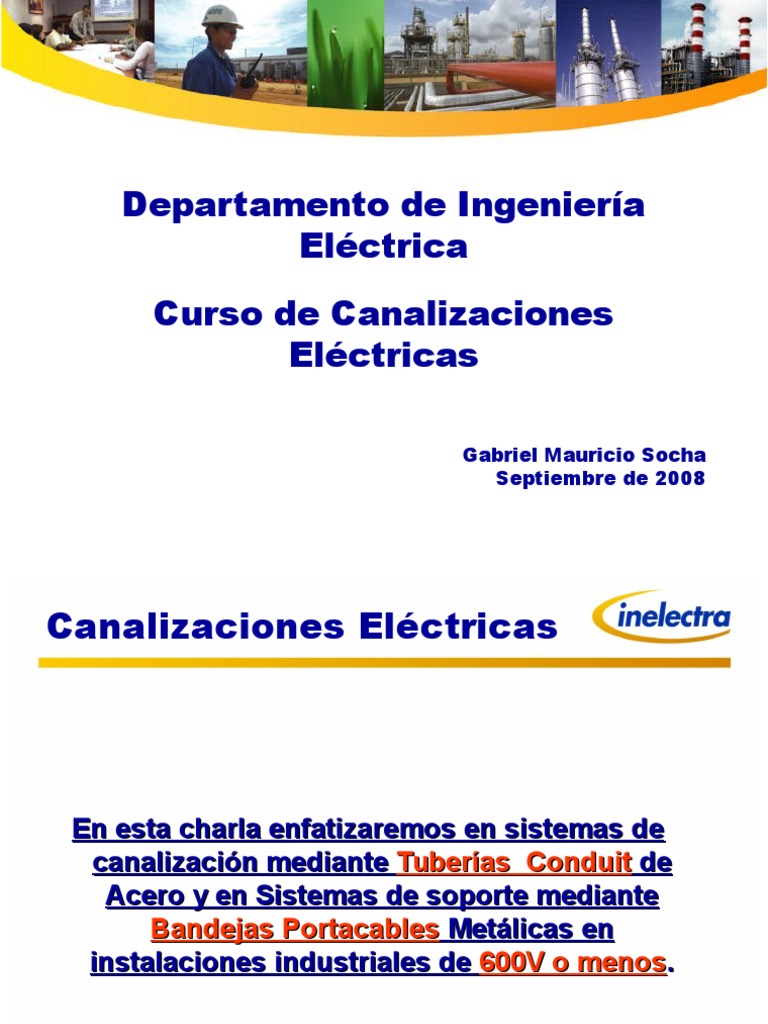 Curso de Canalizaciones - Rev Final | PDF | Tornillo | Rieles