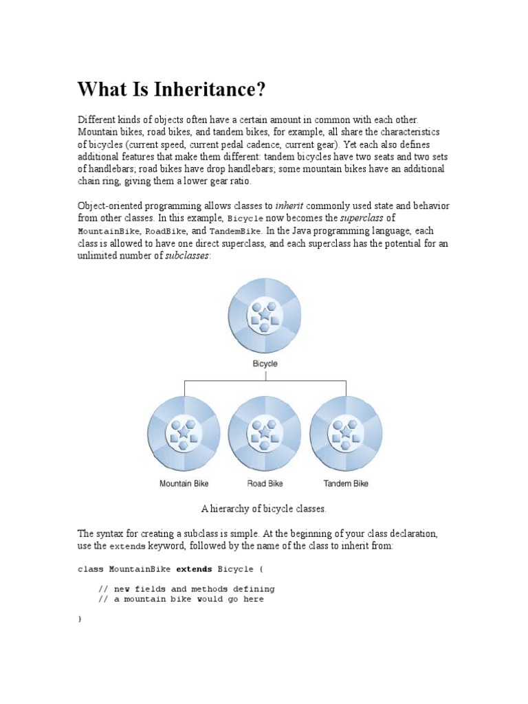 What Is Inheritance | PDF