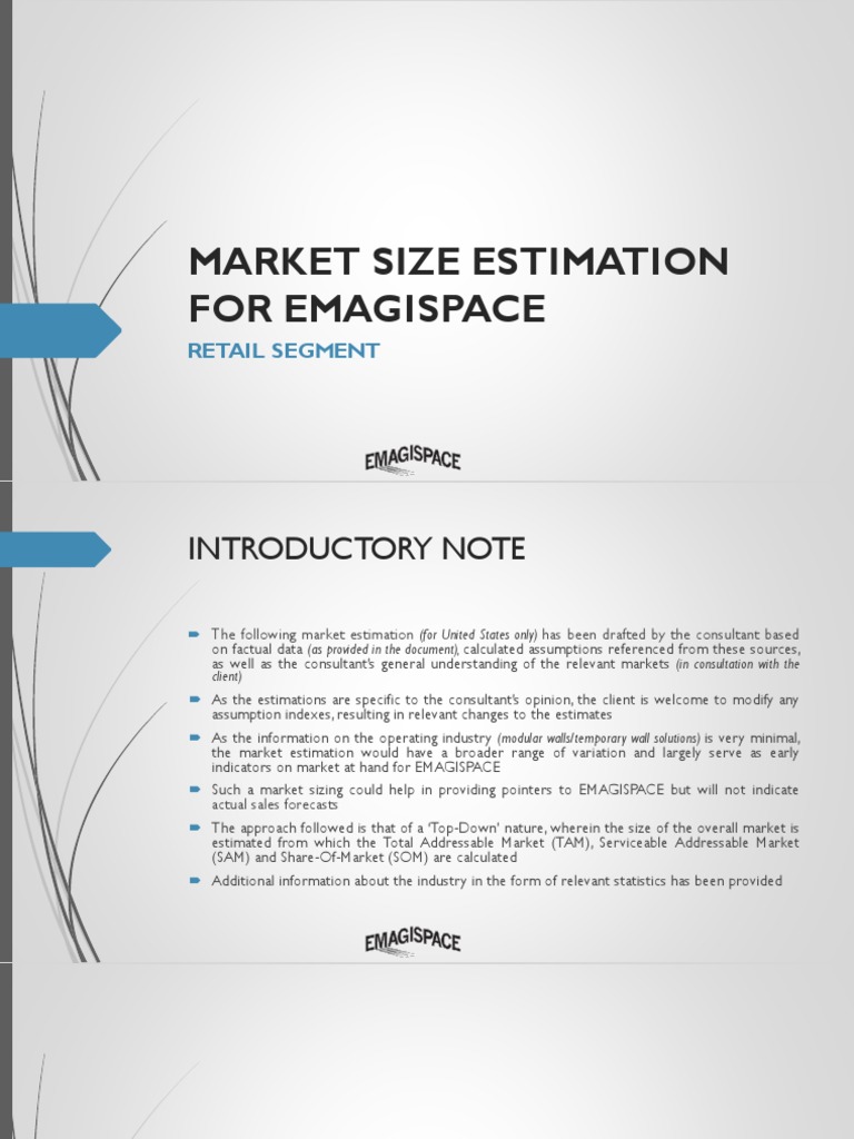 Market Sizing | PDF | Retail | Economies