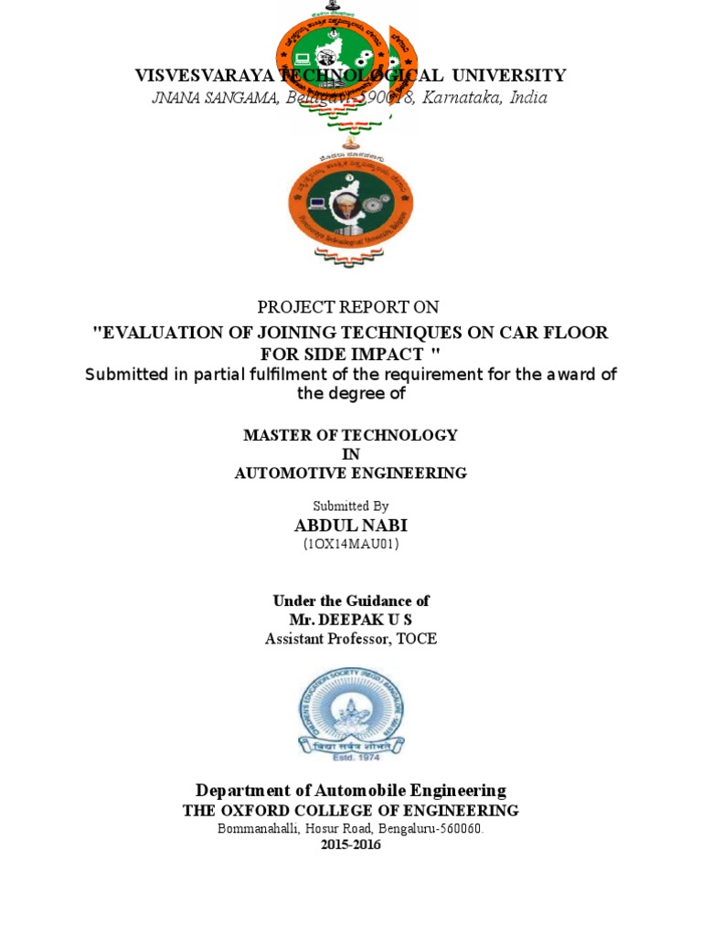 Visvesvaraya Technological University:, Belagavi-590018, Karnataka ...