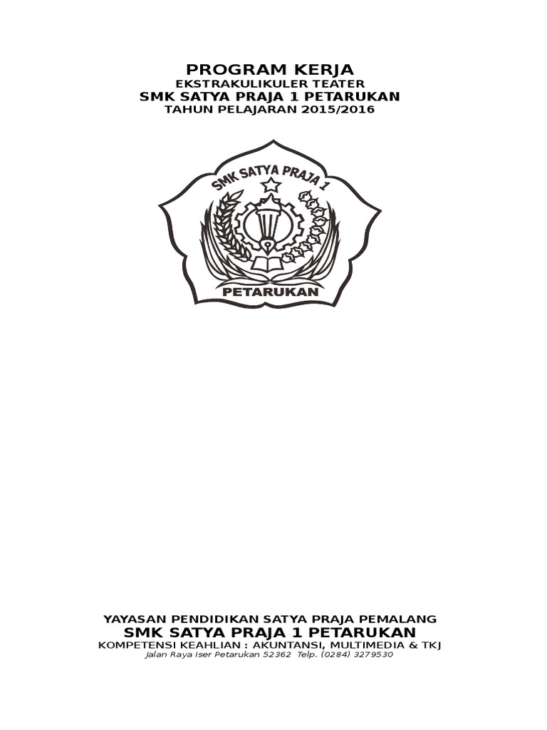 Program Kerja Ekstrakulikuler Teater | PDF