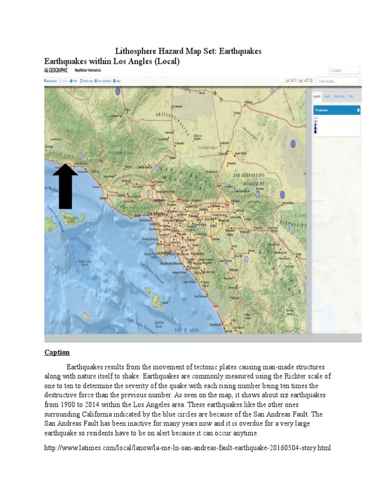 Lithosphere Hazard Map Set | PDF | Earthquakes | Plate Tectonics