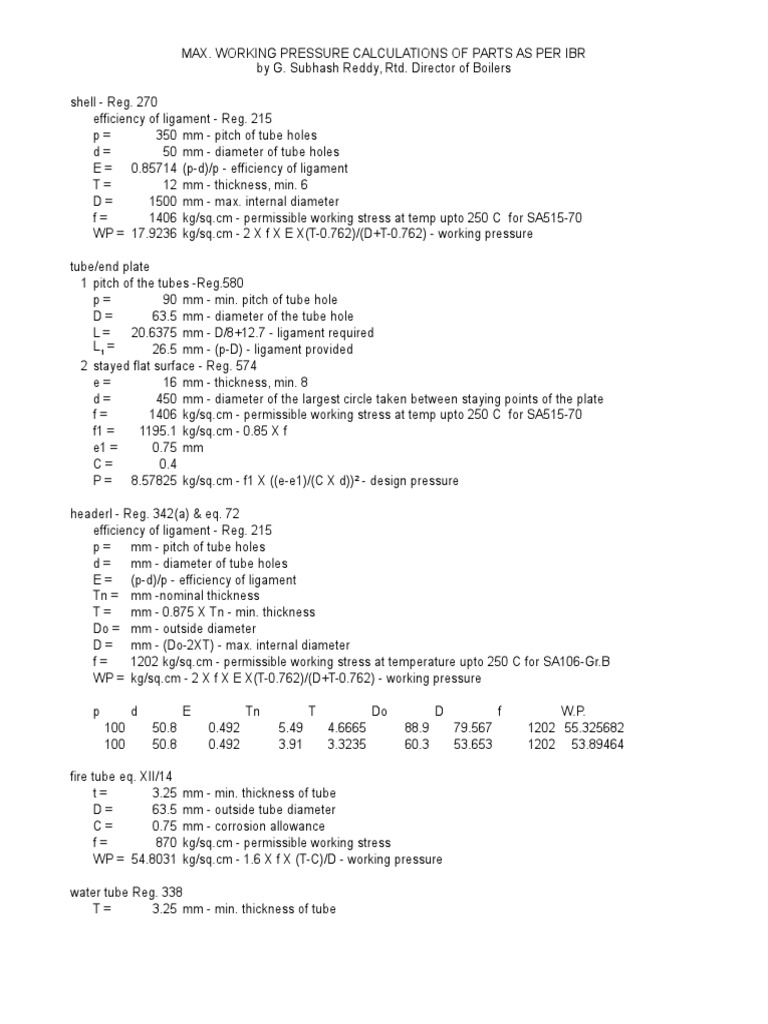 Ibr Calc GSR | PDF | Physical Quantities | Mechanical Engineering