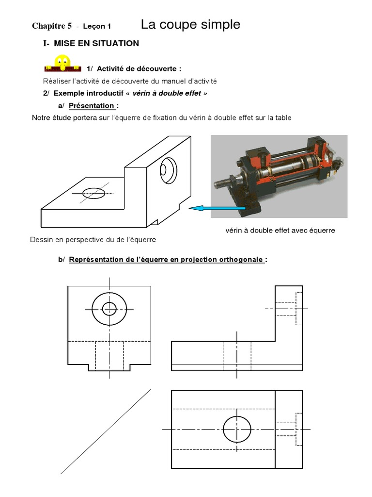 Exercice de coupe simple et filetage | PDF | Vis de fixation | Artisanat