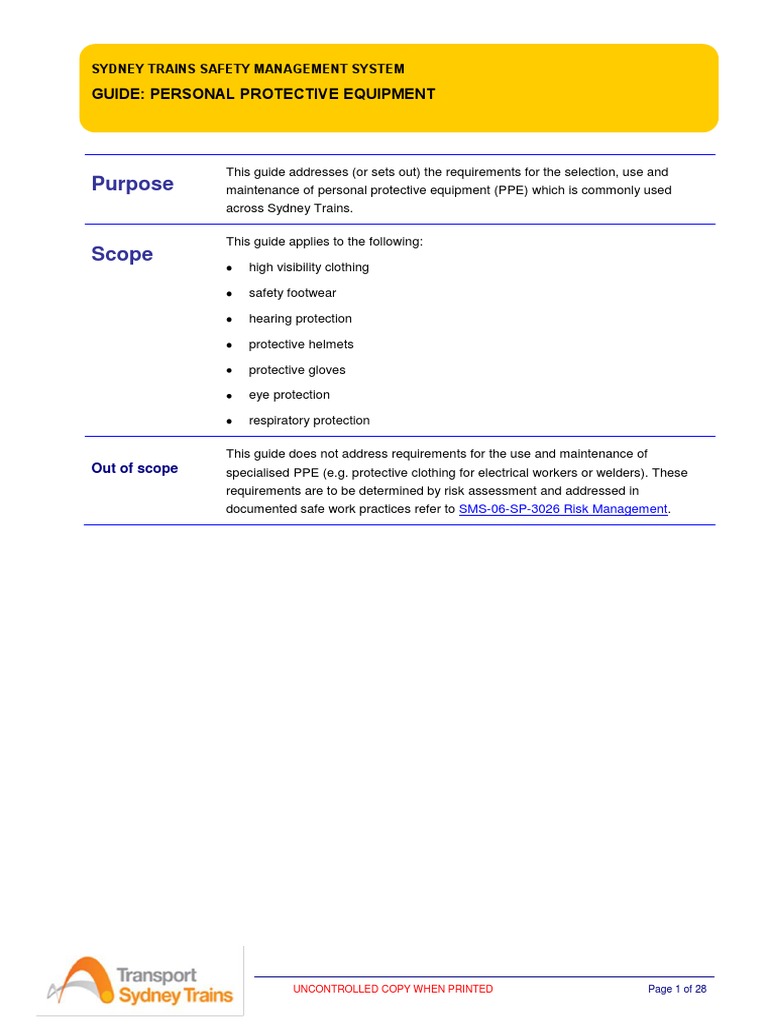 Personal Protective Equipment | PDF | Personal Protective Equipment ...