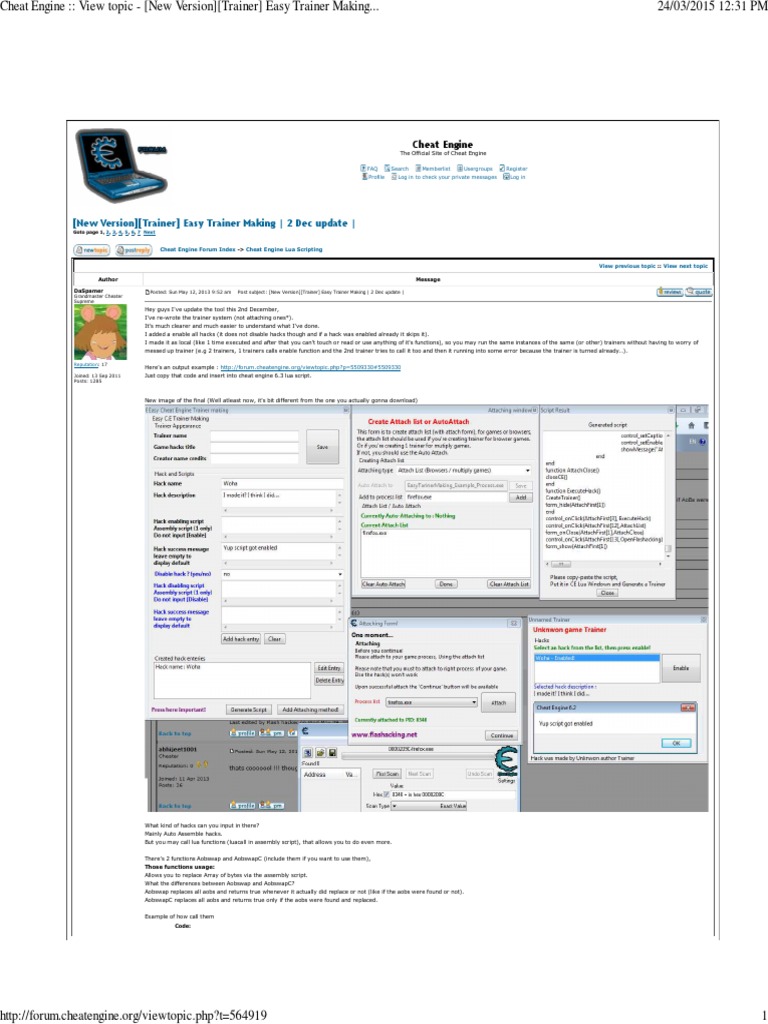 (New Version) (Trainer) Easy Trainer Making - 2 Dec Update | PDF ...
