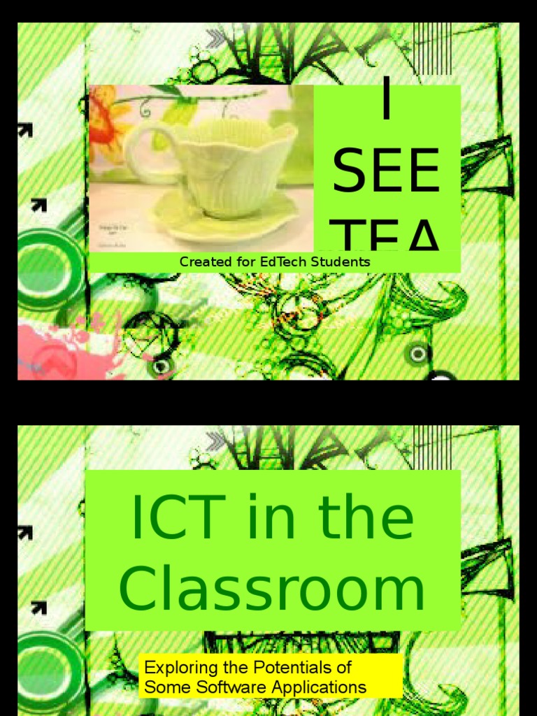 I See Tea | PDF | Word Processor | Spreadsheet