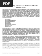 SC 2025 Math Standards FAQ Guide | PDF | Mathematics | Middle Schools