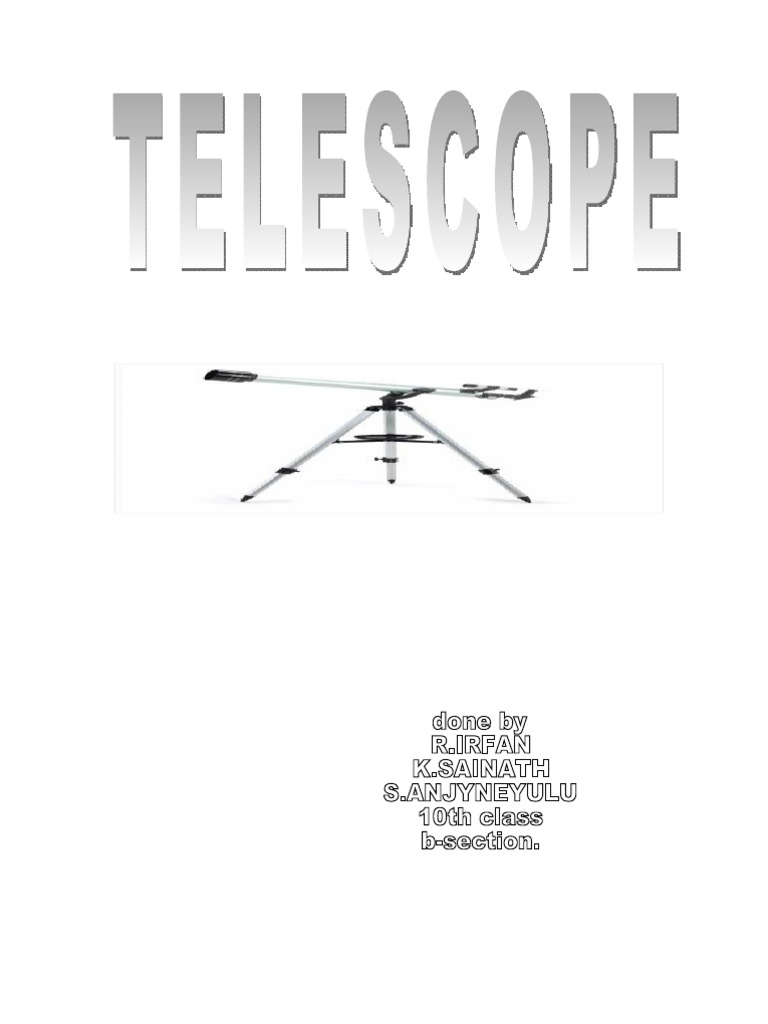 Telescope | PDF | Telescope | Lens (Optics)