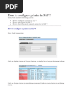How To Add A Printer in SAP System - SOP | PDF | Printer (Computing ...
