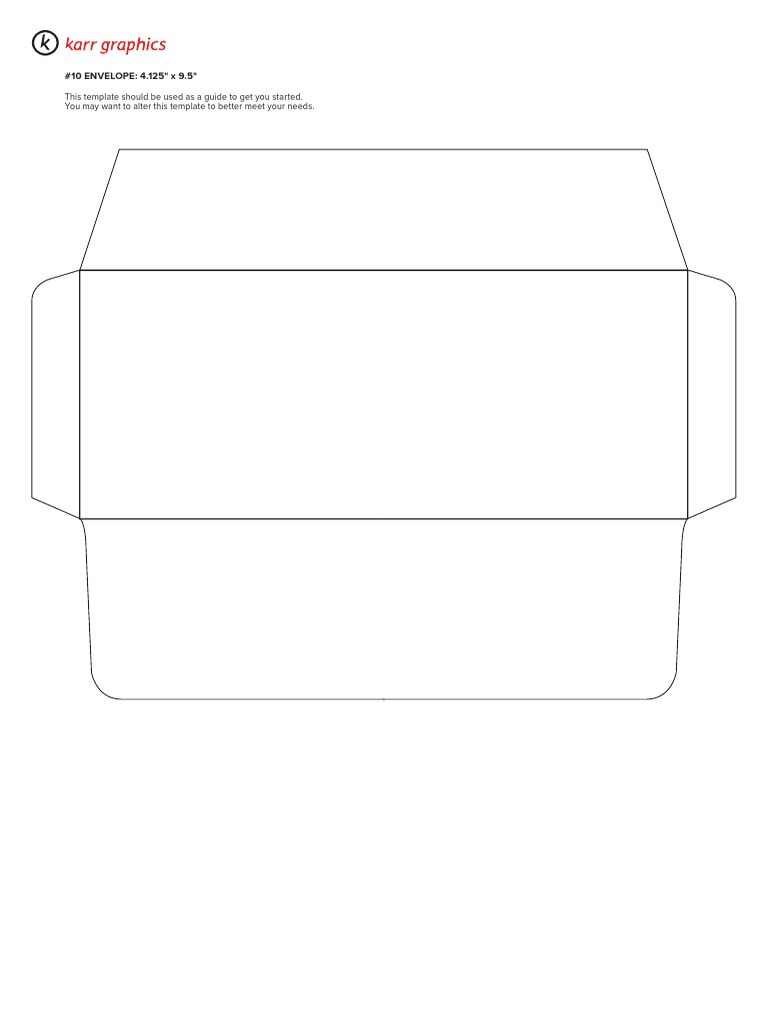 10 Envelope Template Guide | PDF