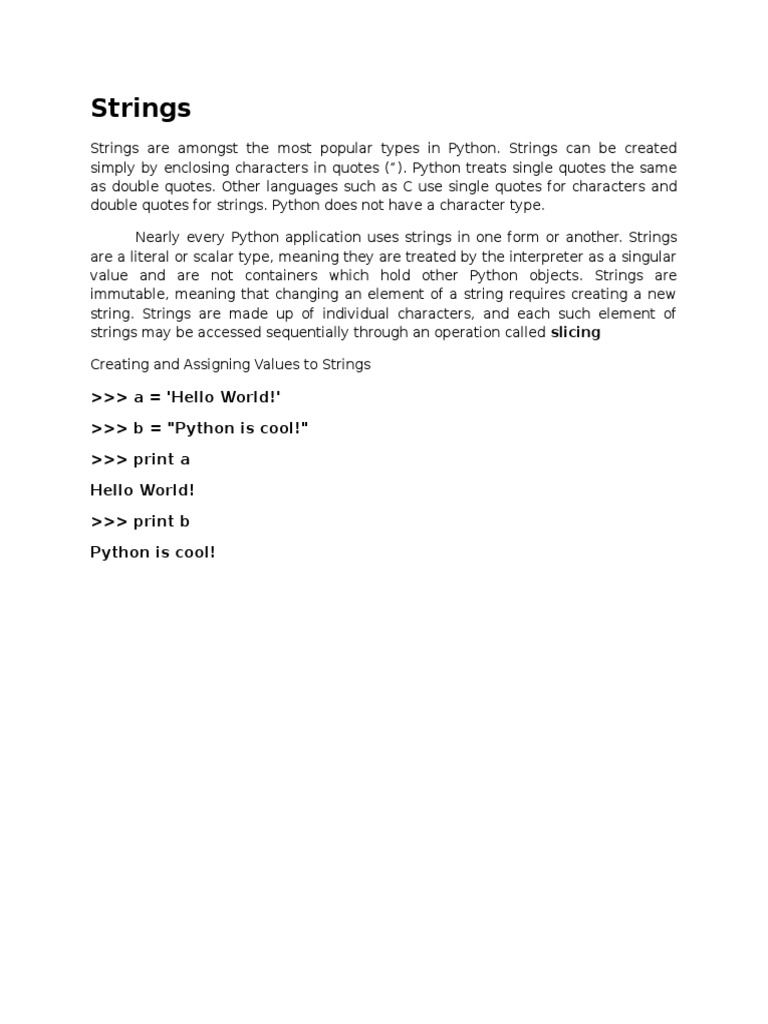 Python Material | PDF | String (Computer Science) | Control Flow