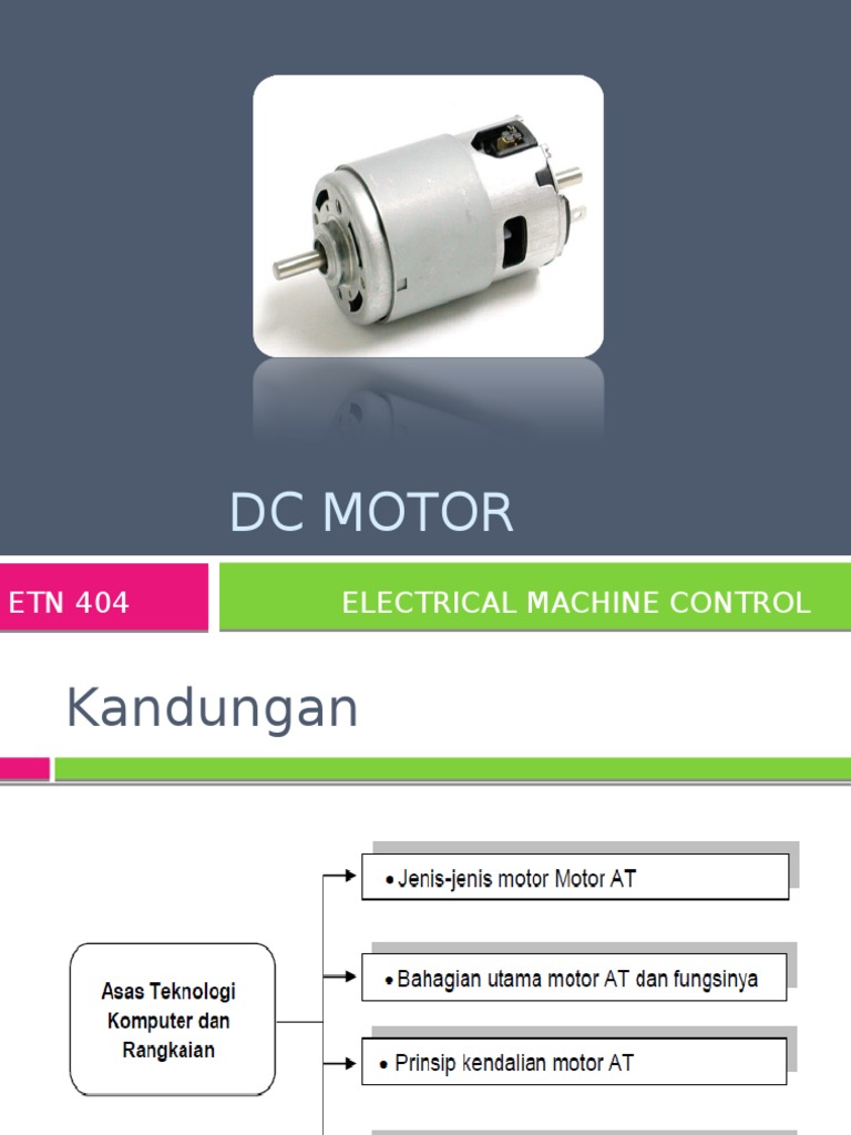 DC Motor Malay | PDF