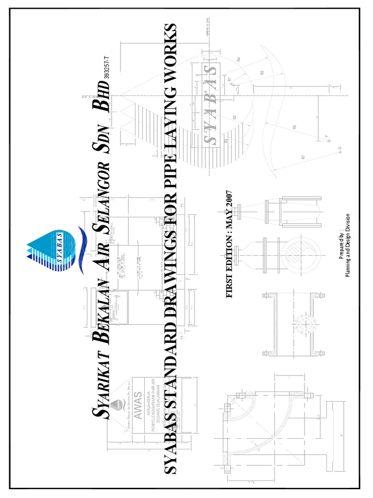 SYABAS Standard Drawing For Pipe Laying Works | PDF | Technology ...