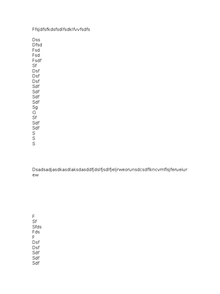 Random Text Analysis | PDF