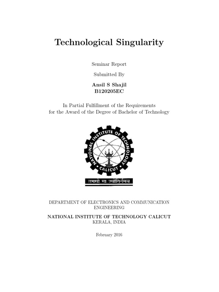 Technological Singularity | PDF | Technological Singularity | Artificial Intelligence