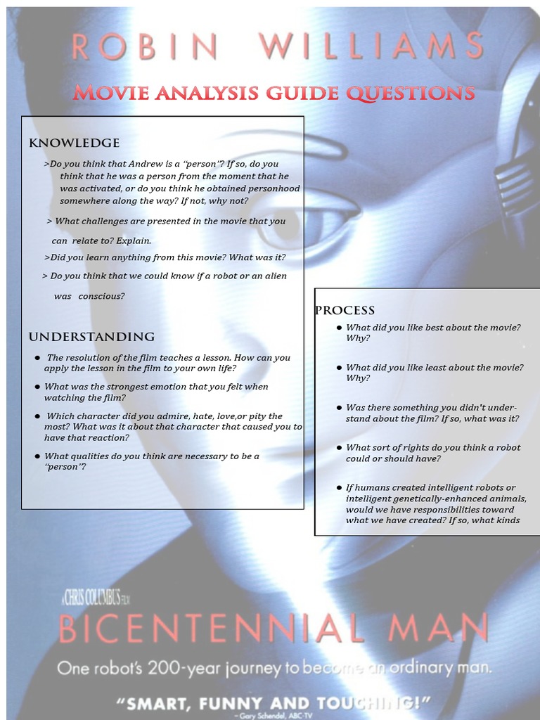 GuideQuestions Bicentennial Man | PDF | Self-Improvement