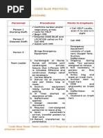 Code Blue Management SOP | PDF | Cardiopulmonary Resuscitation ...