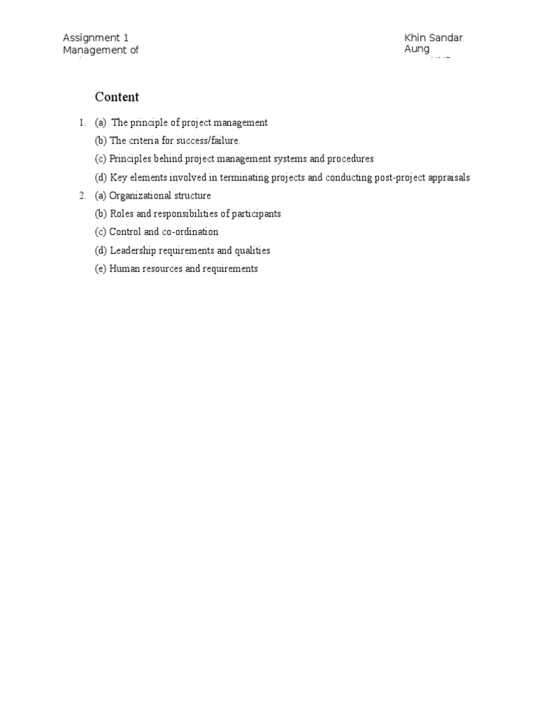 Project Management Principles | PDF | Project Management | Project Manager