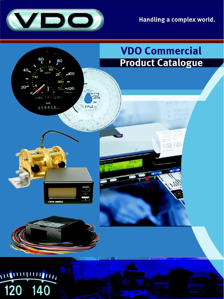 VDO Commercial Tachograph Catalogue | PDF | Semi Trailer Truck ...