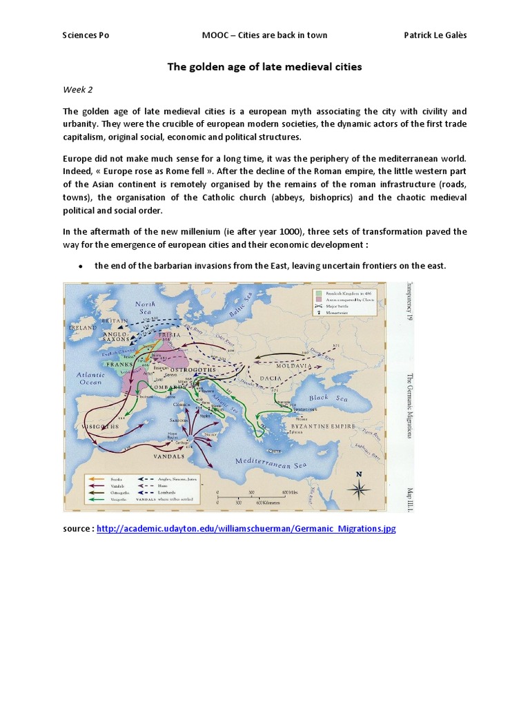 The Golden Age of Late Medieval Cities | Download Free PDF | Europe ...