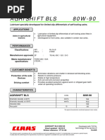 Claas Agrishift GA 12 Lubricant Overview | PDF | Lubricant ...