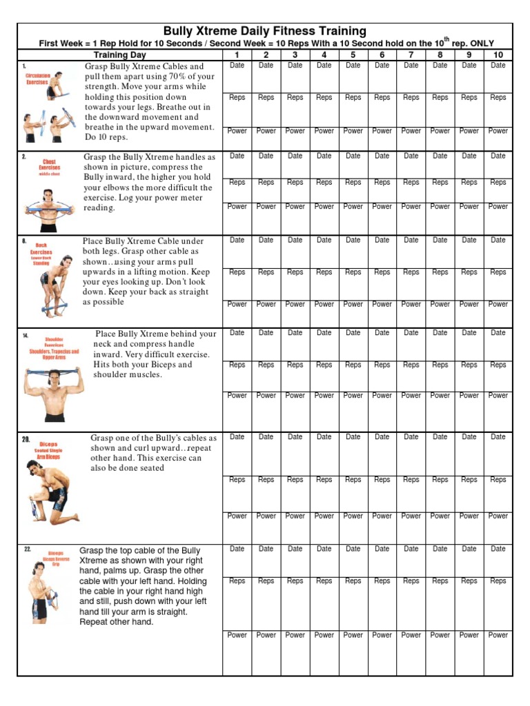 7 Minute Workout.pdf | Musculoskeletal System | Recreation | Free 30 ...