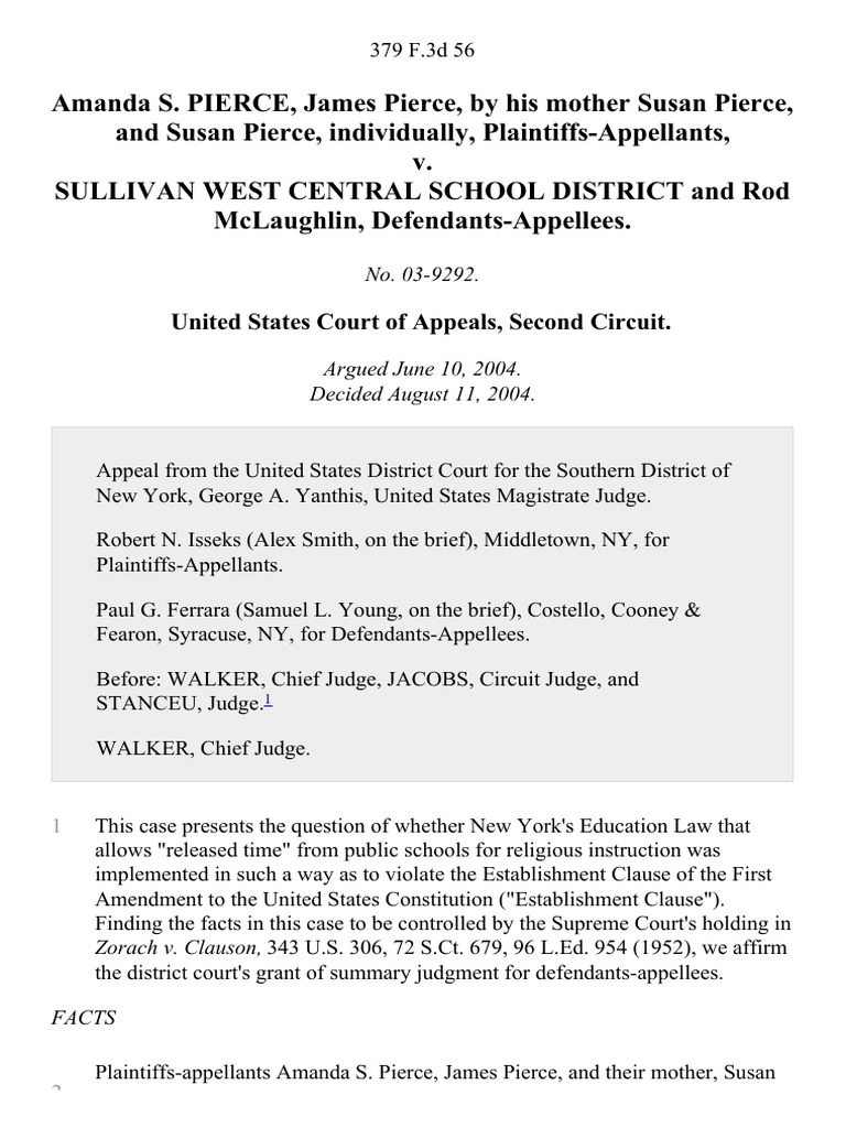 Amanda S. Pierce, James Pierce, by His Mother Susan Pierce, and Susan ...