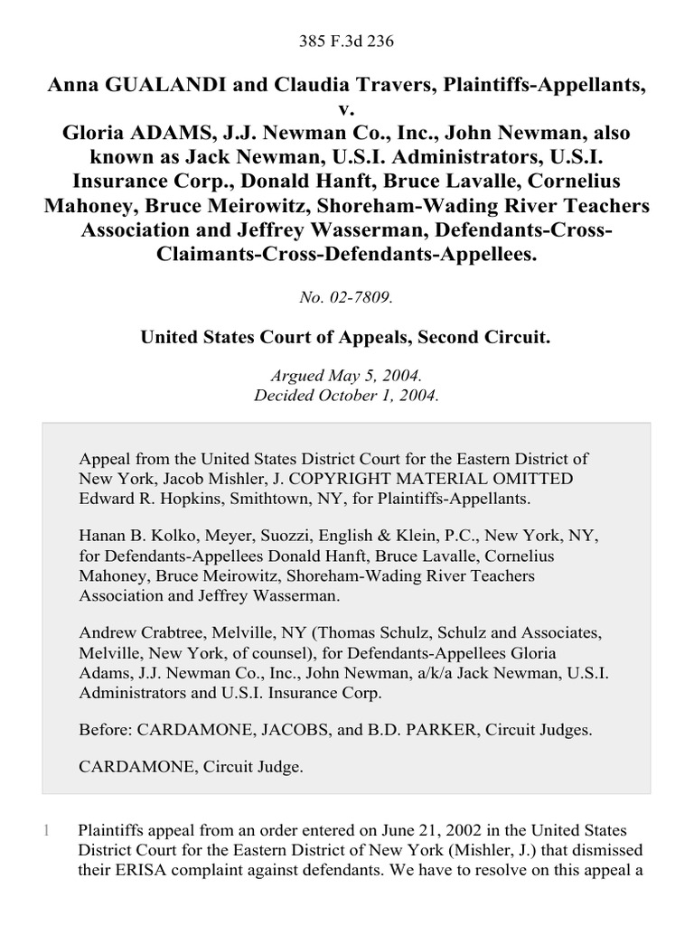 United States Court of Appeals, Second Circuit | PDF | Employee ...