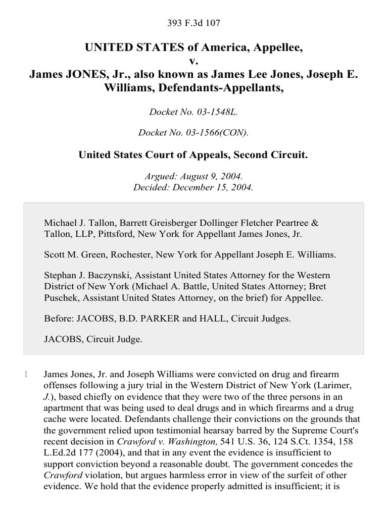 United States v. James Jones, JR., Also Known As James Lee Jones ...
