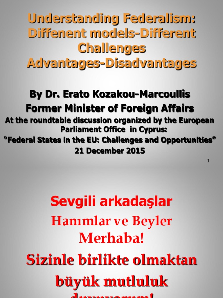 Understanding Federalism Advantages and Disadvantages | PDF ...