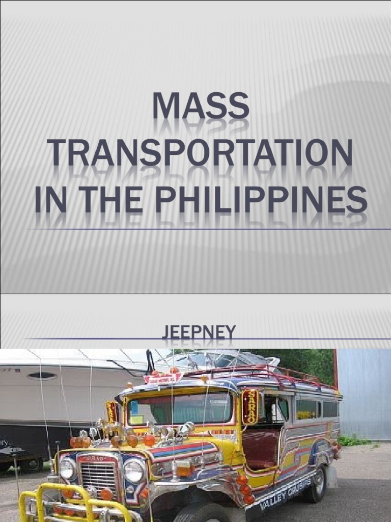 Overview of Mass Transit in the Philippines | PDF | Metro Manila | Rail ...