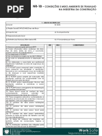 Check List - NR 18 Escadas Móveis | PDF