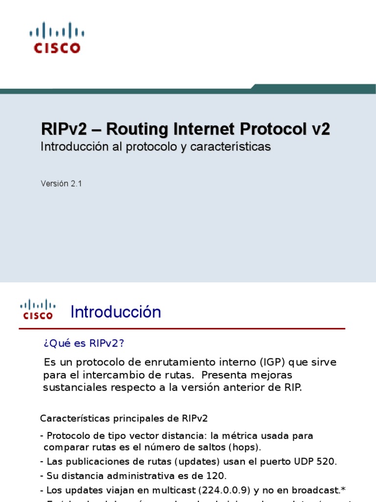 RIPv2+-+Routing+Information+Protocol+version+2+v2 1 | PDF | Estándares ...