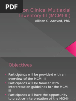 MCMI IV Interpretation Webinar Handout | PDF | Personality Disorder ...