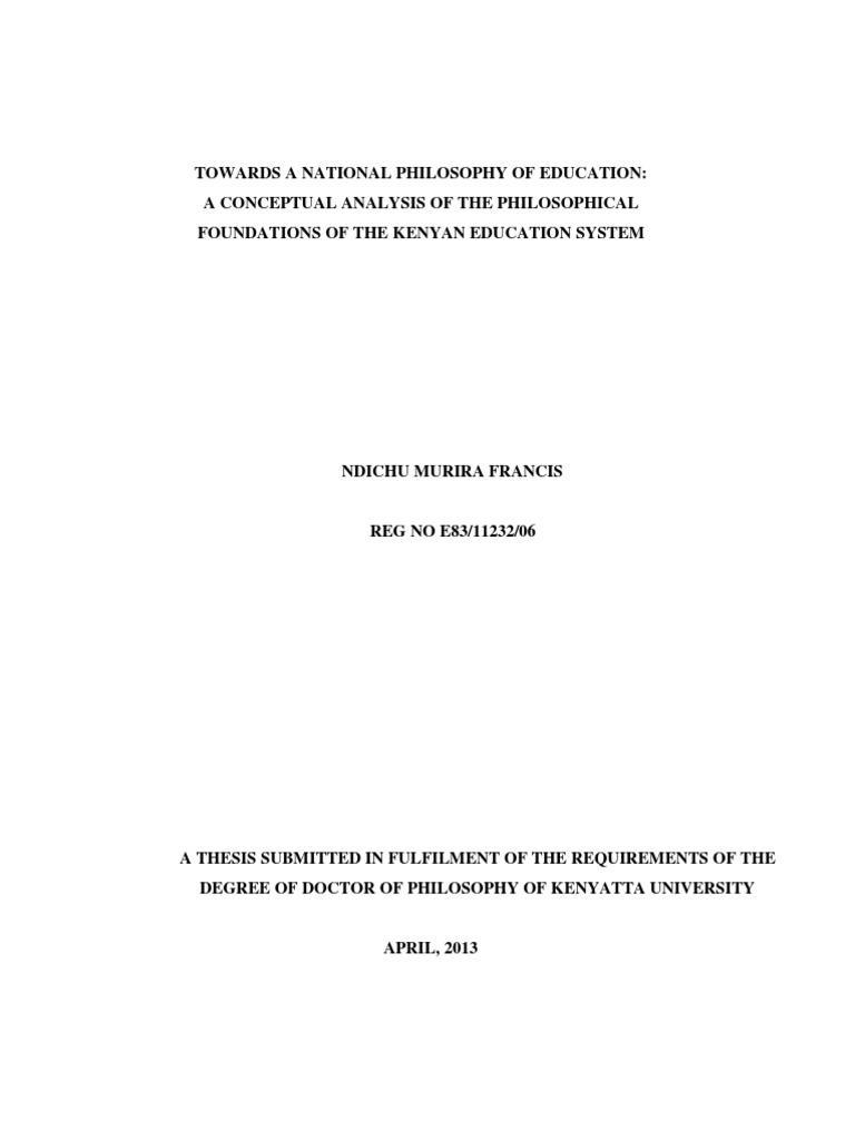 Ndichu Murira Francis PDF | PDF | Plato | Epistemology