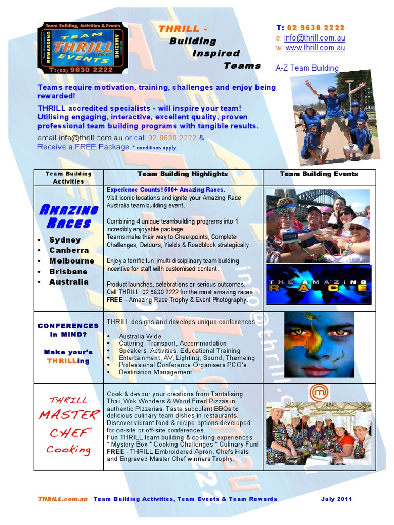 A To Z Team Building Activities | PDF | Corporate Social Responsibility ...