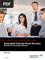 BoA NACHA File Layout User Guide | PDF