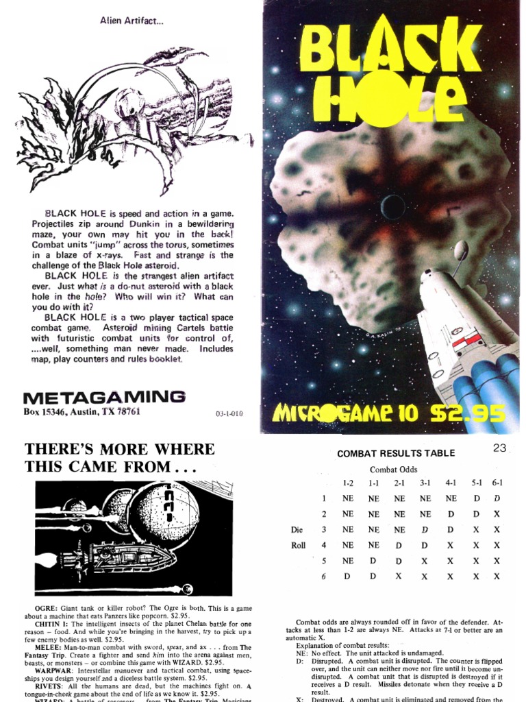 MG10 Black Hole | PDF