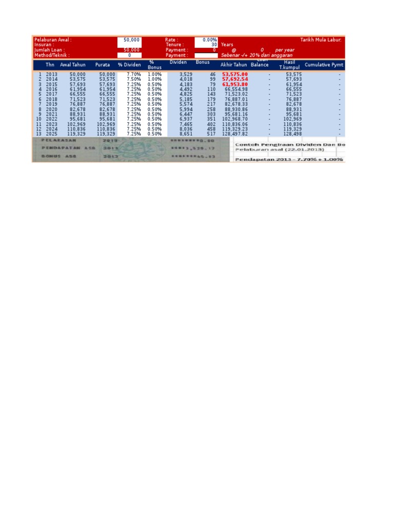 ASB Calculator 2016 Final | PDF