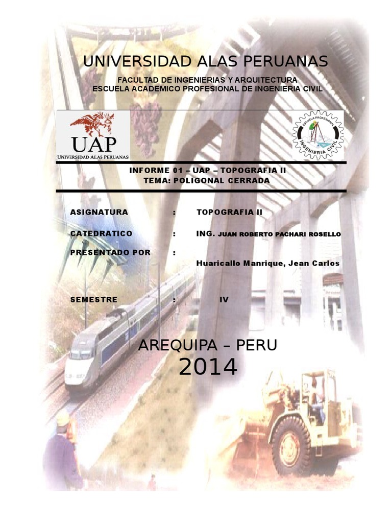 Poligonal Cerrada | PDF | Topografía | Ingeniero civil