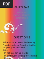 Fair's Fair - Form 1 | PDF