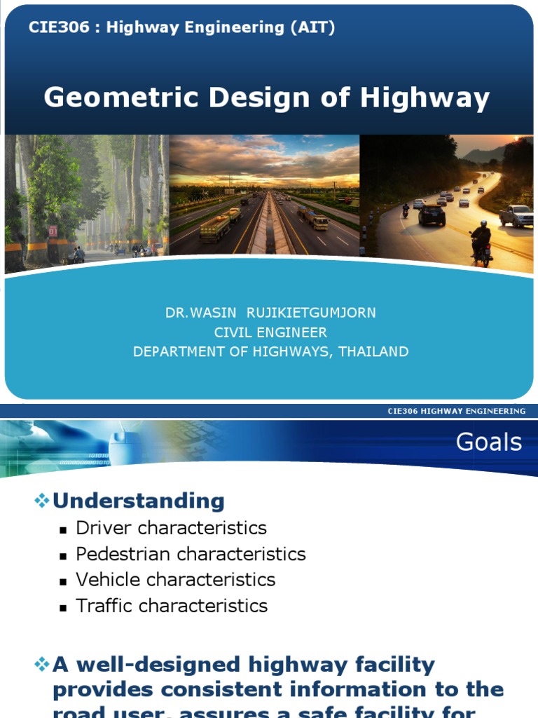 Highway Engineering Geometric Design Guide | PDF | Interchange (Road ...