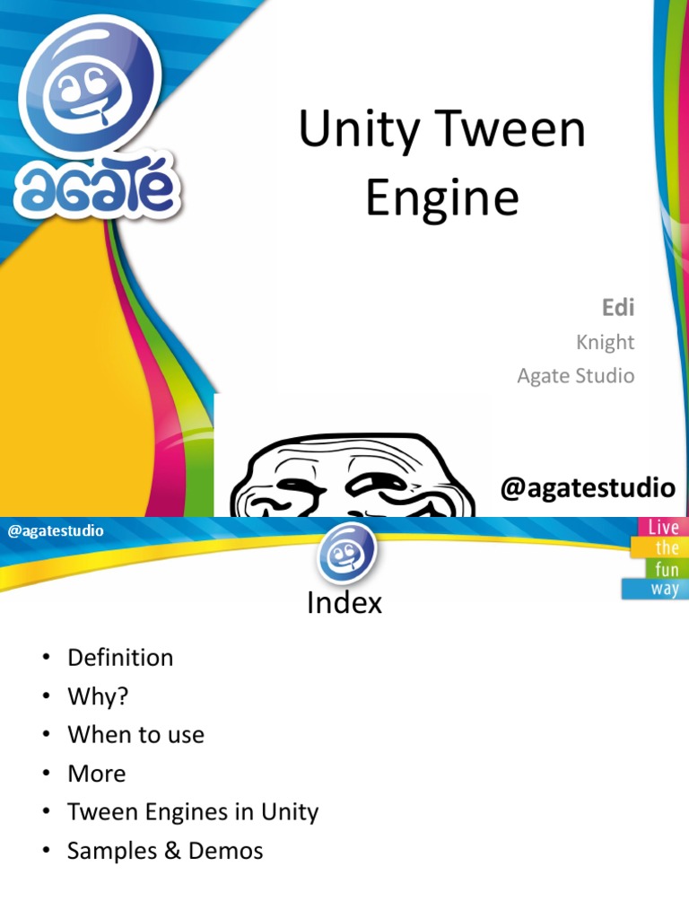 Unity Tween Engine Pdf Unity Game Engine Areas Of Computer Science