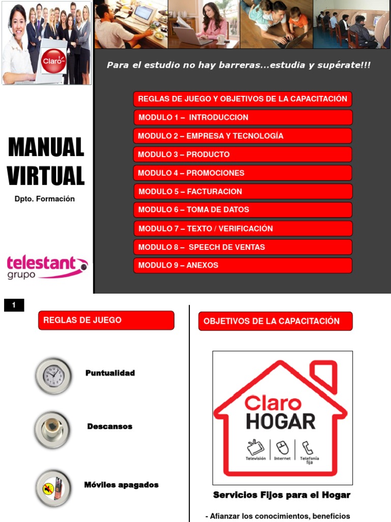 Manual Manual Claro 2015717198 | PDF | Televisión digital | Internet