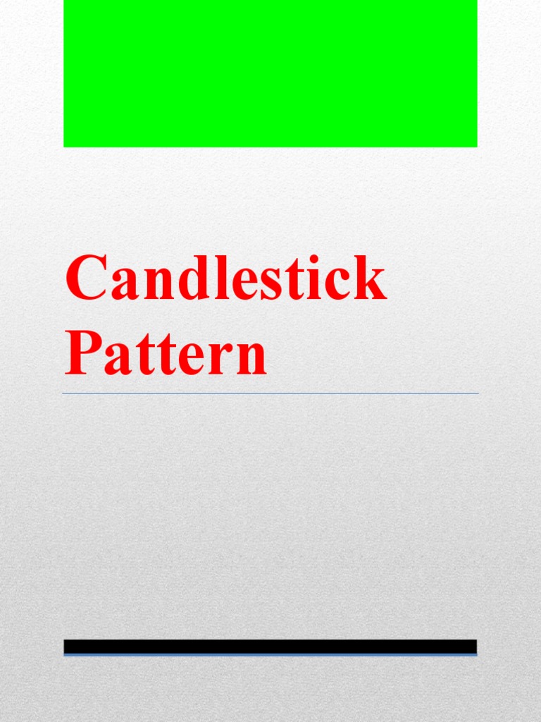 Candlestick Pattern | PDF