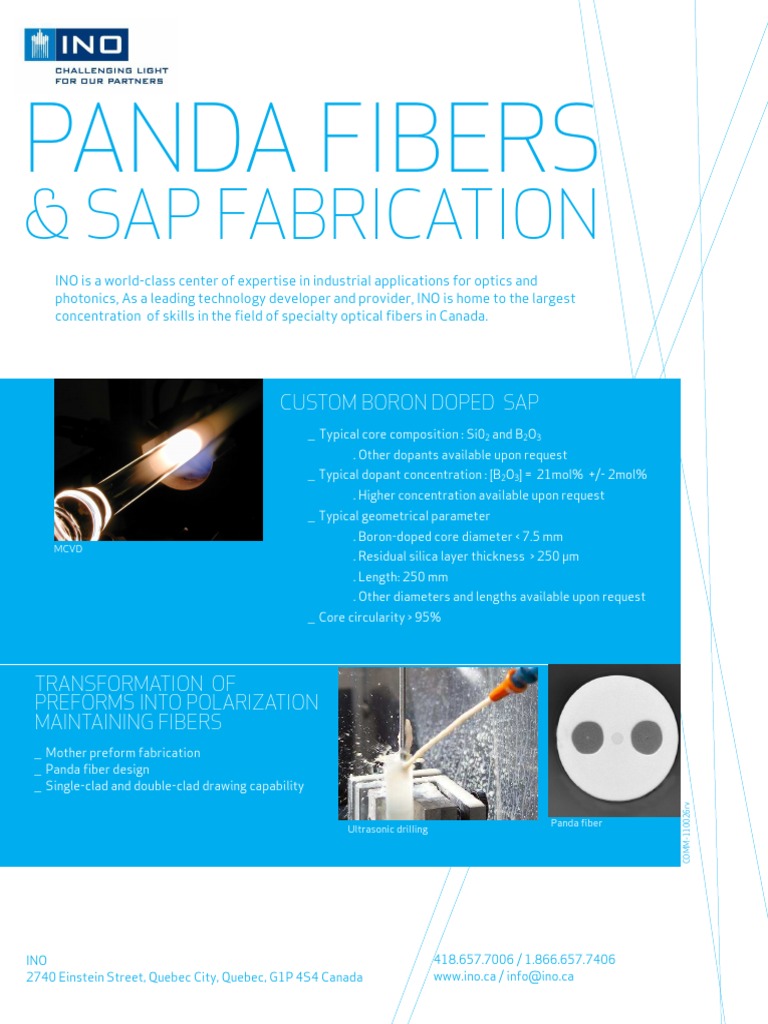 Panda Fibers and Sap Fabrication | PDF