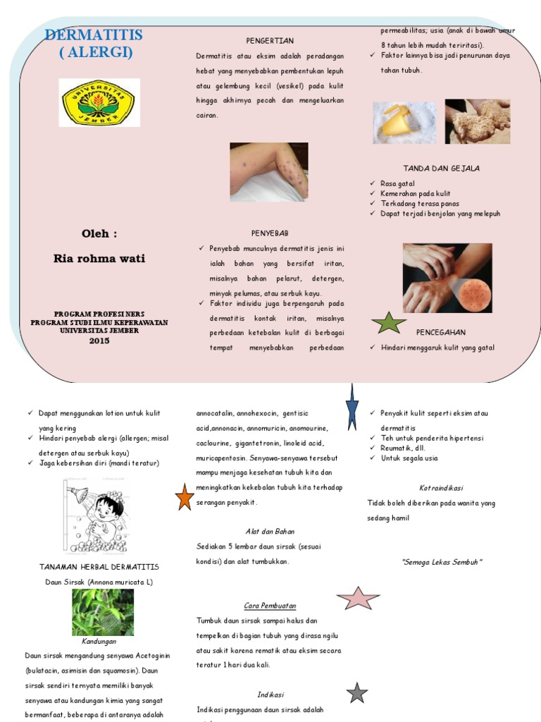 Leaflet Dermatitis | PDF